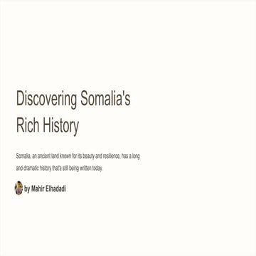 Full History Of Somalia.pptx
