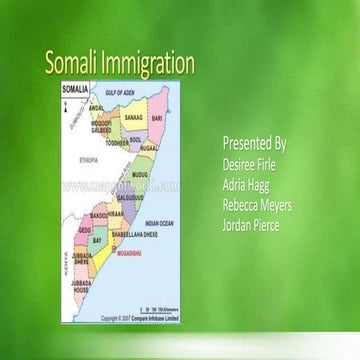 Somali immigration power point | PPTX