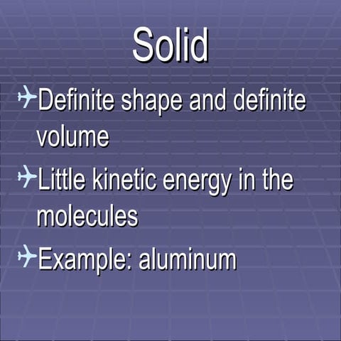 States of Matter and Physical and Chemical Changes | PPT