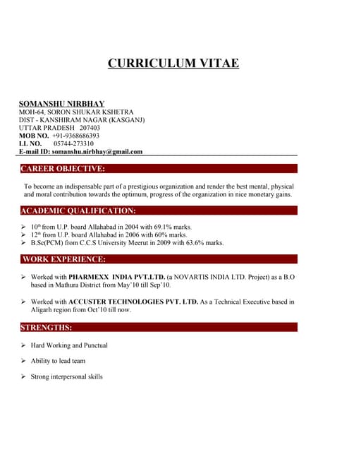Resume | RTF