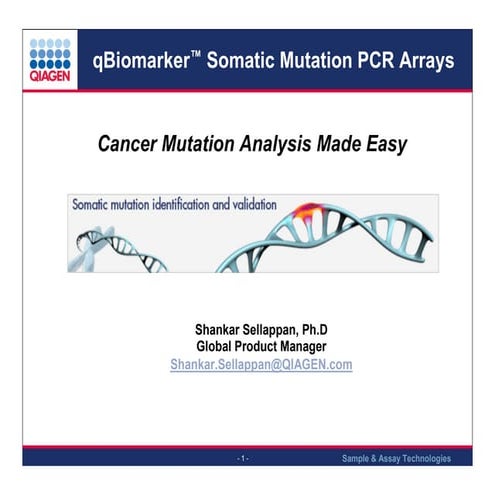 Somatic mutation webinar | PPT