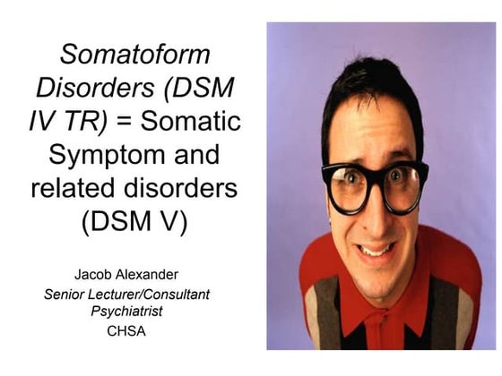 Group 2 somatic disorders.pptx | Mental Health | Diseases and Conditions