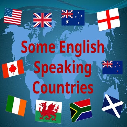 Some countries and nationalities flags 1st grade | PPTX