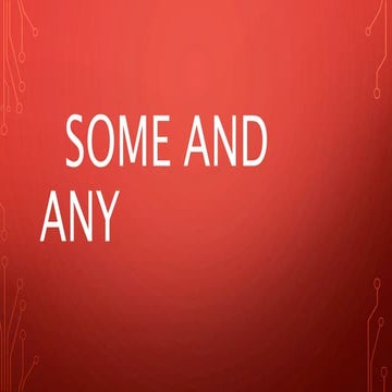 Some and any | PPTX