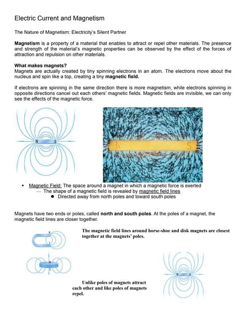 Magnetism | PPTX | Physics | Science