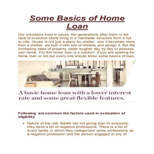 Retail Loans | PPTX