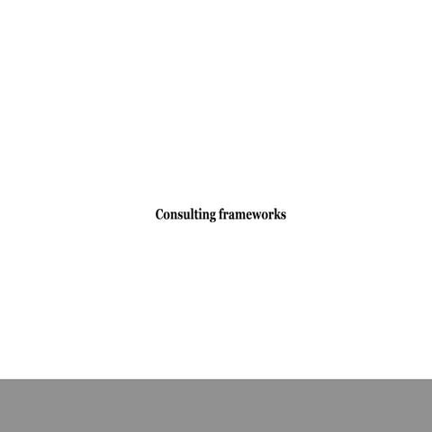 Some case frameworks final | PPT