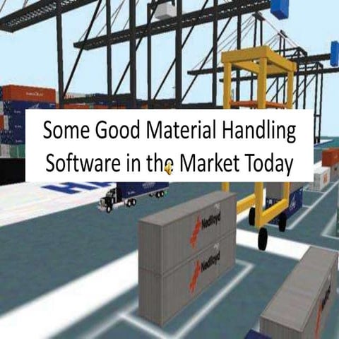 Some Good Material Handling Software | PPT