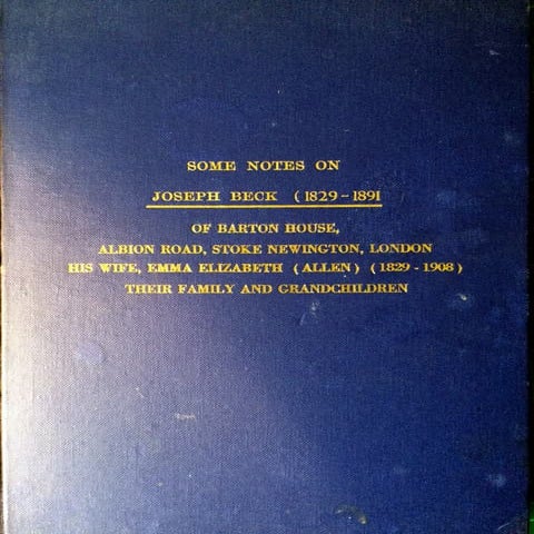 Some notes on Joseph Beck (1829-1891) | PDF