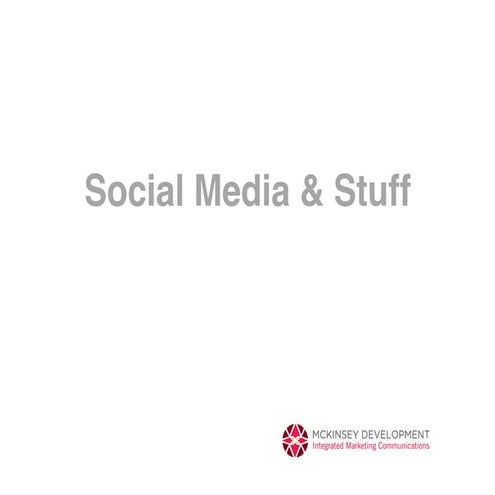 Social Media & Stuff | PDF