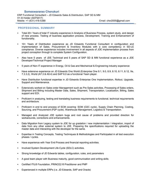 Jeff Reisch -Talent Profile - rev 1 | PPT