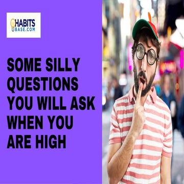 Some silly questions you will ask when you are high | PDF
