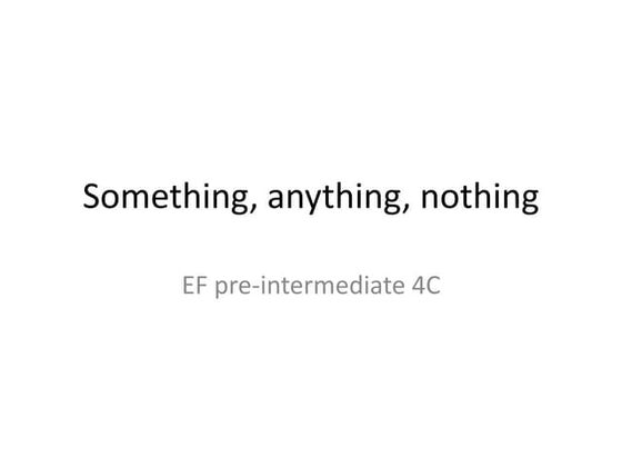 Adjectives ending –ed and -ing | PPT
