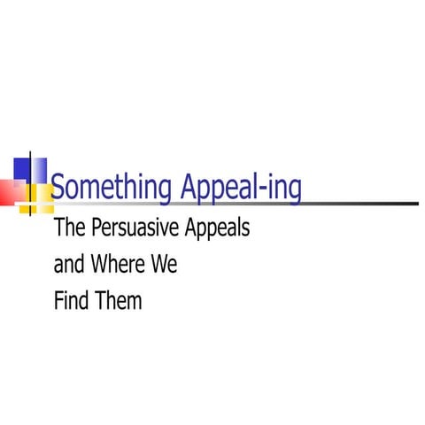 Something Appeal Ing Tp | PPT