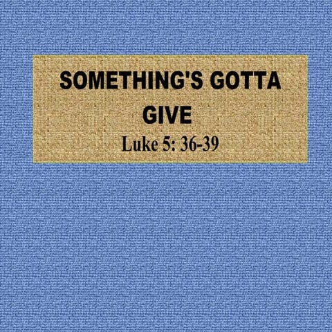 Something give church | PPT