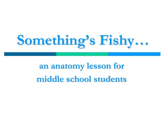 Dissection of internal organs of fish | PPTX