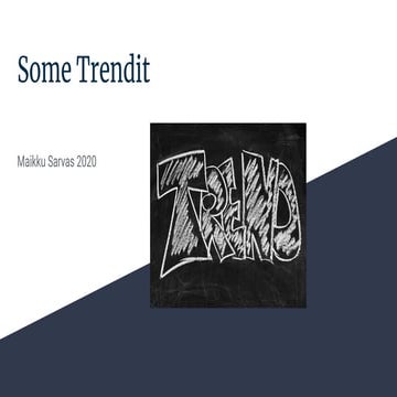 Some trendit | PDF