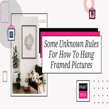 Some unknown rules for how to hang framed pictures | PPT