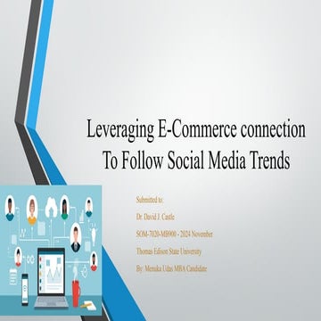 TESU SOM7020 Final report Social Media Marketing Leveraging E-Commerce ...