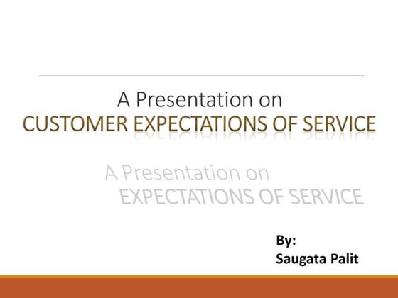 presentation on 10 dimensions of service quality. | PPTX