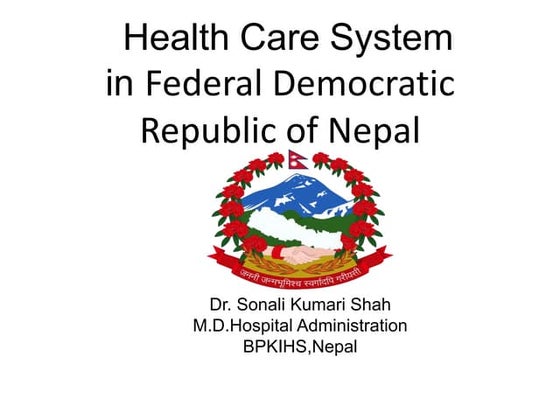 Organogram/ Organization Structure of Nepalese Health System (Updated ...