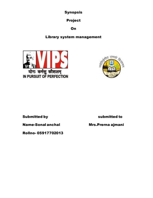 Online library management system | PPTX | Databases | Computer Software and Applications