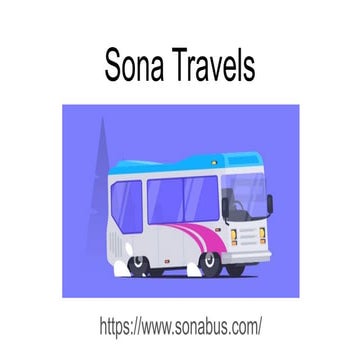 Sona Travels: Bus Tickets At Low Price| Easy Online Booking | PDF