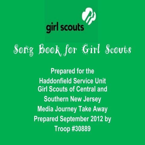 Song book for_girl_scouts[1] arial | PPT
