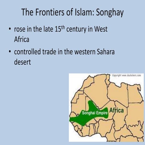 Songhay and Islamic empires | PPTX