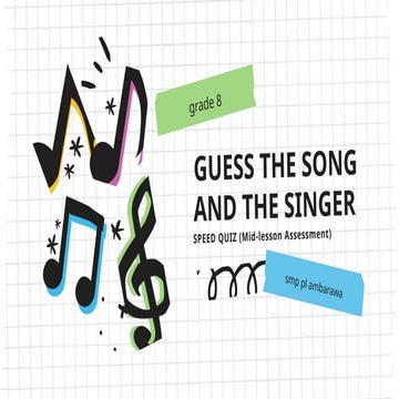 Song Interpretation or Analysis for Grade Eight | PPTX