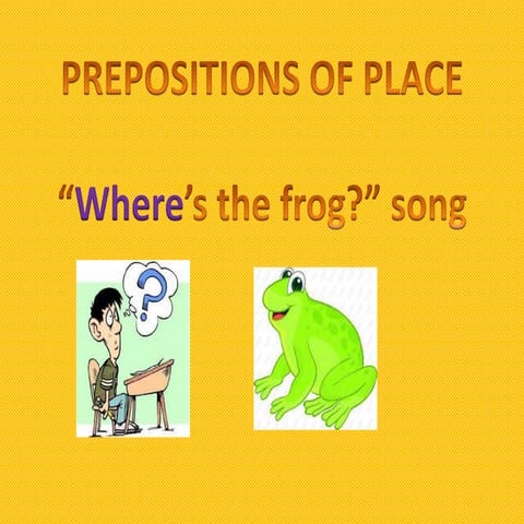 Song prepositions 4º | PPTX | Reptiles | Pets
