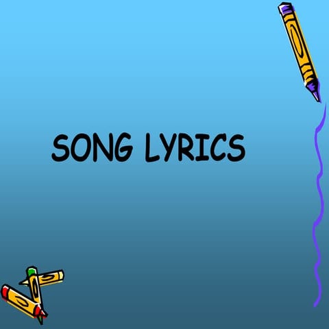 Song analysis | PPTX