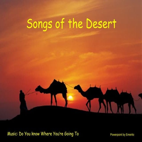 Songs of the desert | PPS