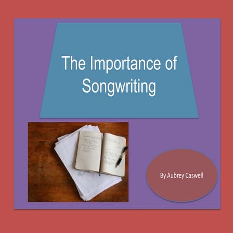 Song writing 101 | PPTX