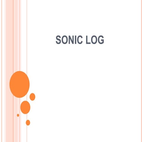 sonic log / Acoustic logging tools and its interpretation