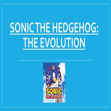 Sonic the hedgehog | PPTX