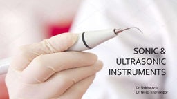 Ultrasonic and sonic instumentation.periodontics | PPT