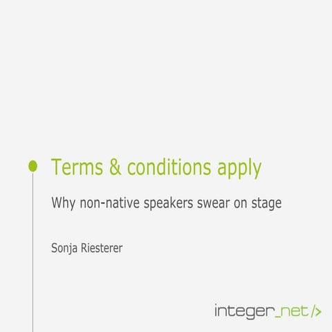 Terms & Conditions Apply | PPT