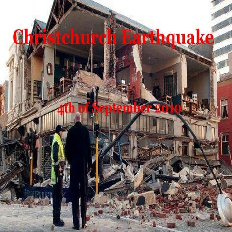 Christchurch earthquake case study | DOCX