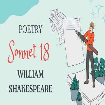 Poetry: Sonnet 18 by William Shakespeare | PDF