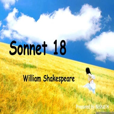 Sonnet 18~ William Shakespeare ^_~ | PPTX
