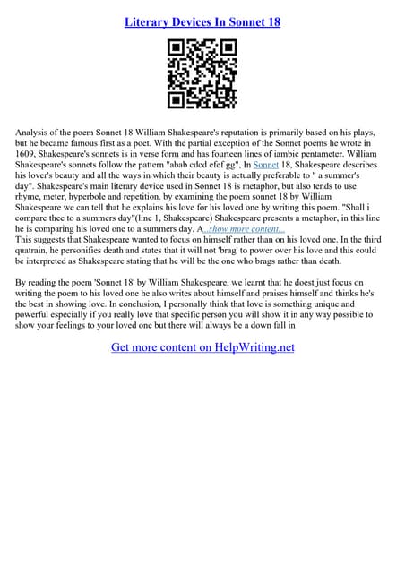 Shakespeare Sonnet 29 | PDF