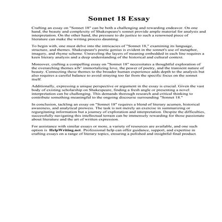 Sonnet 18 Essay.pdf
