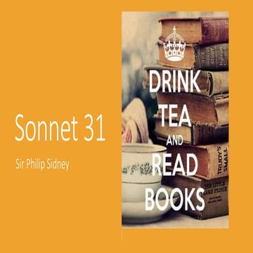 Sonnet 31 Sydney | PPTX