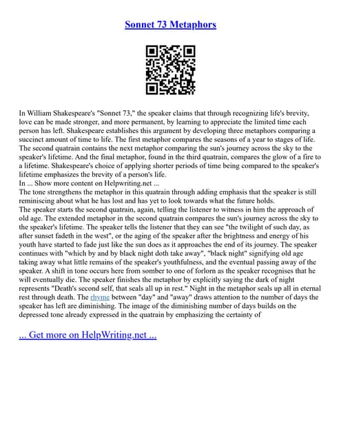 Shakespeare's Sonnets | PPTX | Poetry | Books and Literature