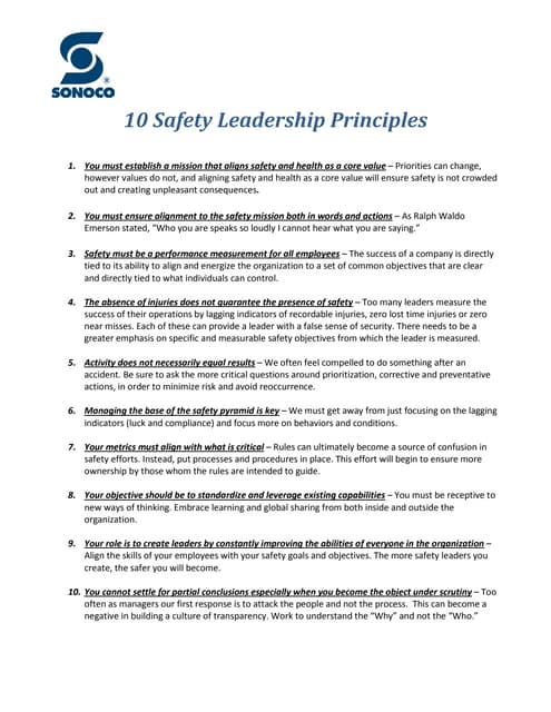 7 Keys for Creating A Safety Culture | PPT