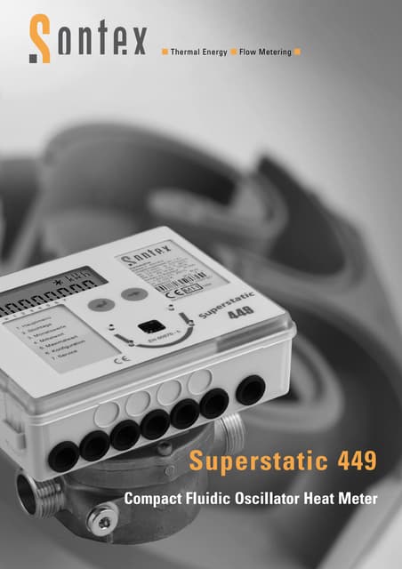 Sontex Supercal 531 Multifunctional Integrator - Brochure | PDF