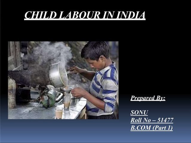 Child labour presentation | PPTX