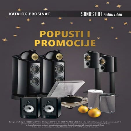 Sonus Art katalog - Prosinac | PDF