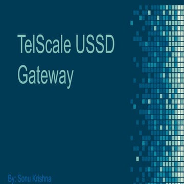 TelScale USSD Gateway | PPT